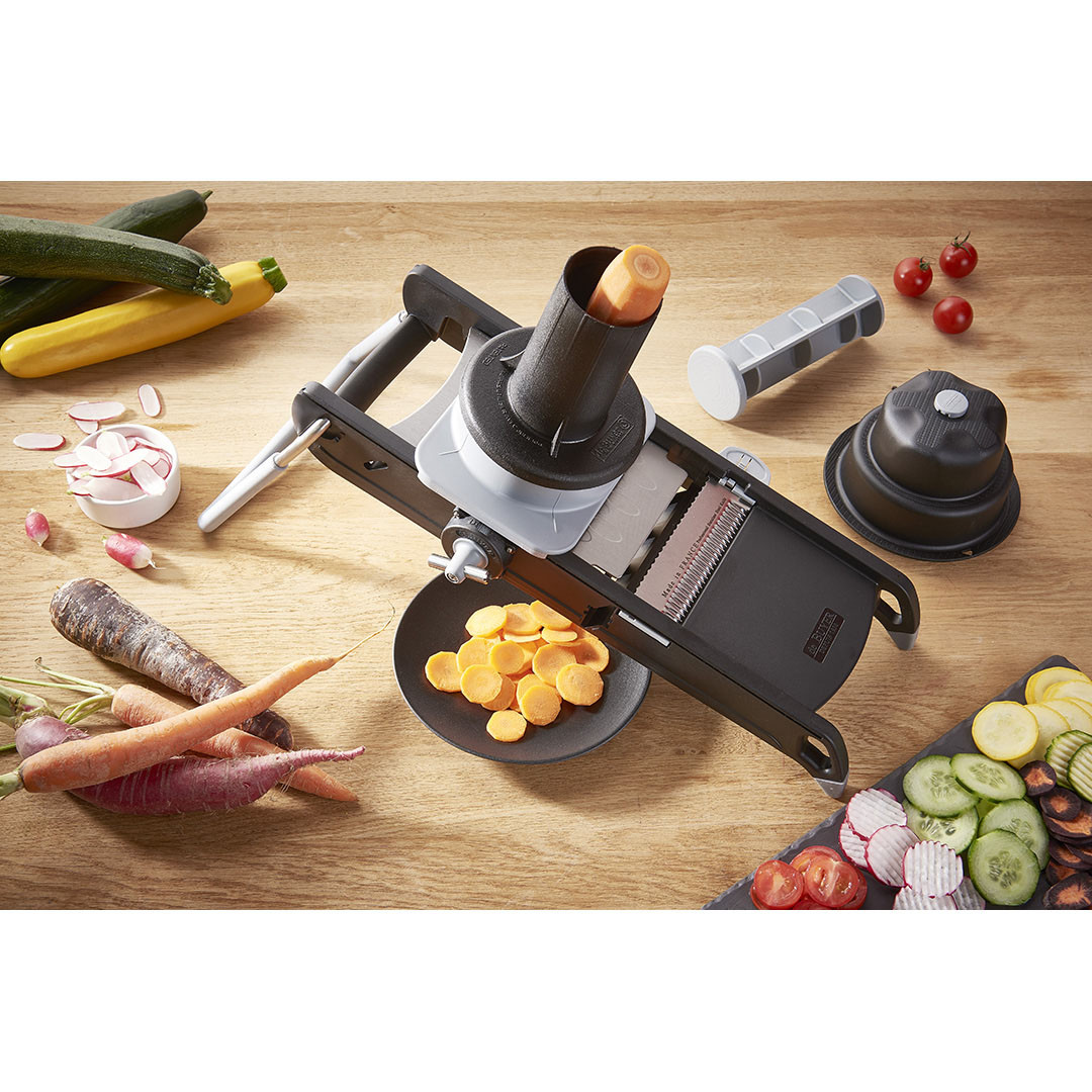 Slicing kit (guide and pusher) GRAVITY for mandolines - de Buyer