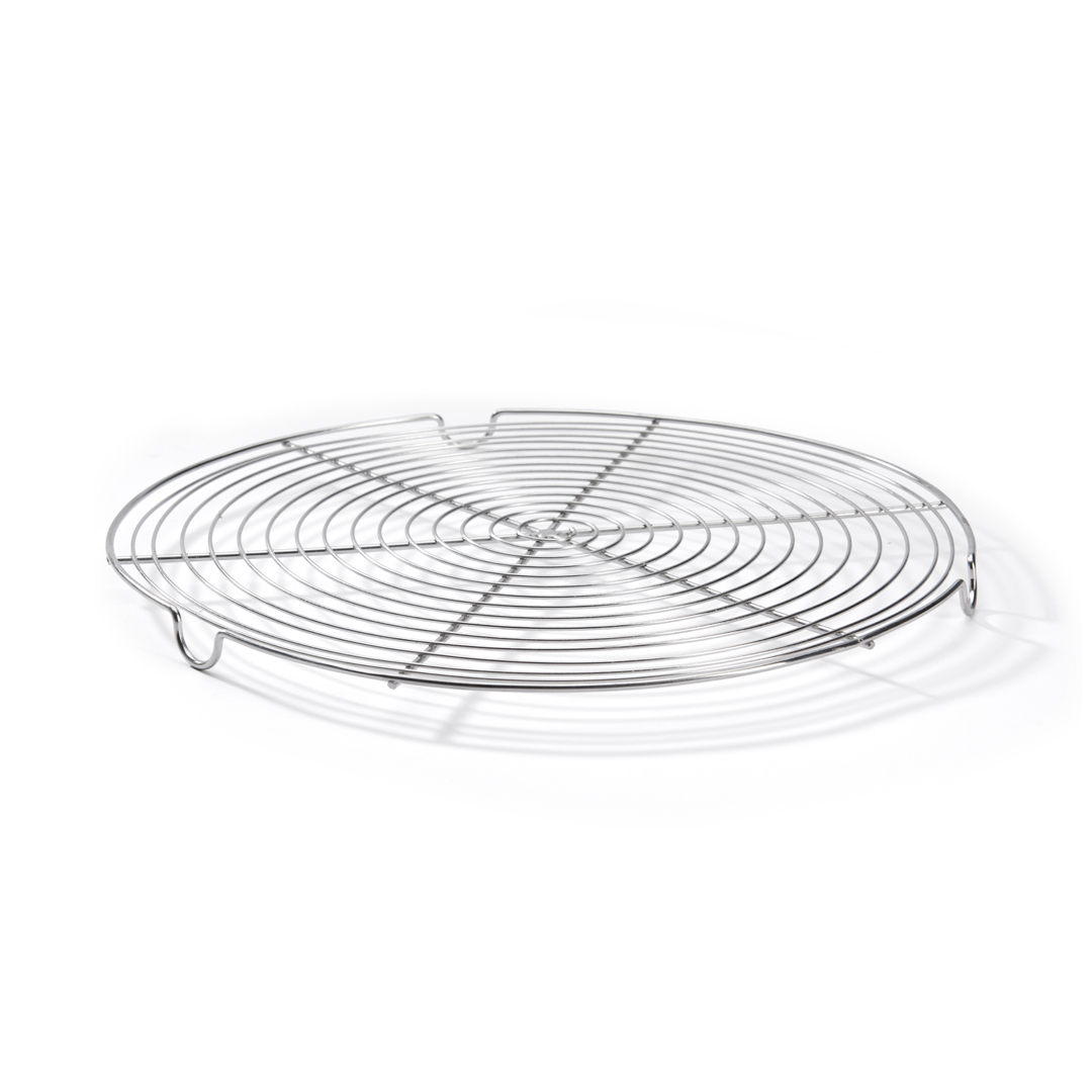 ROUND ST STEEL GRATE WITH 3 FEET Ø 32, stainless steel, ø 32cm, Baking ...