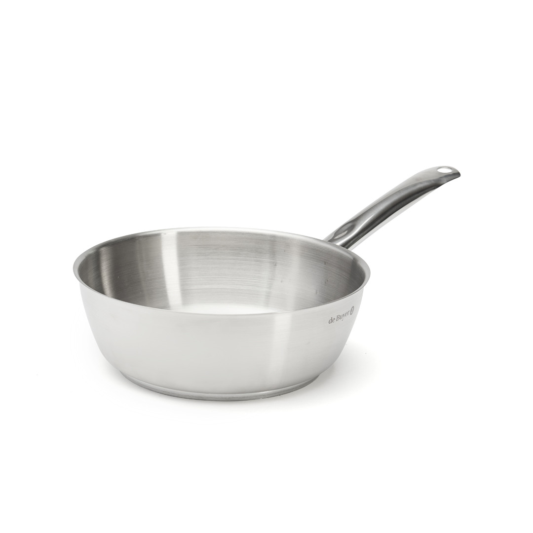 Sauteuse bombée en inox PRIM'APPETY Ø24cm