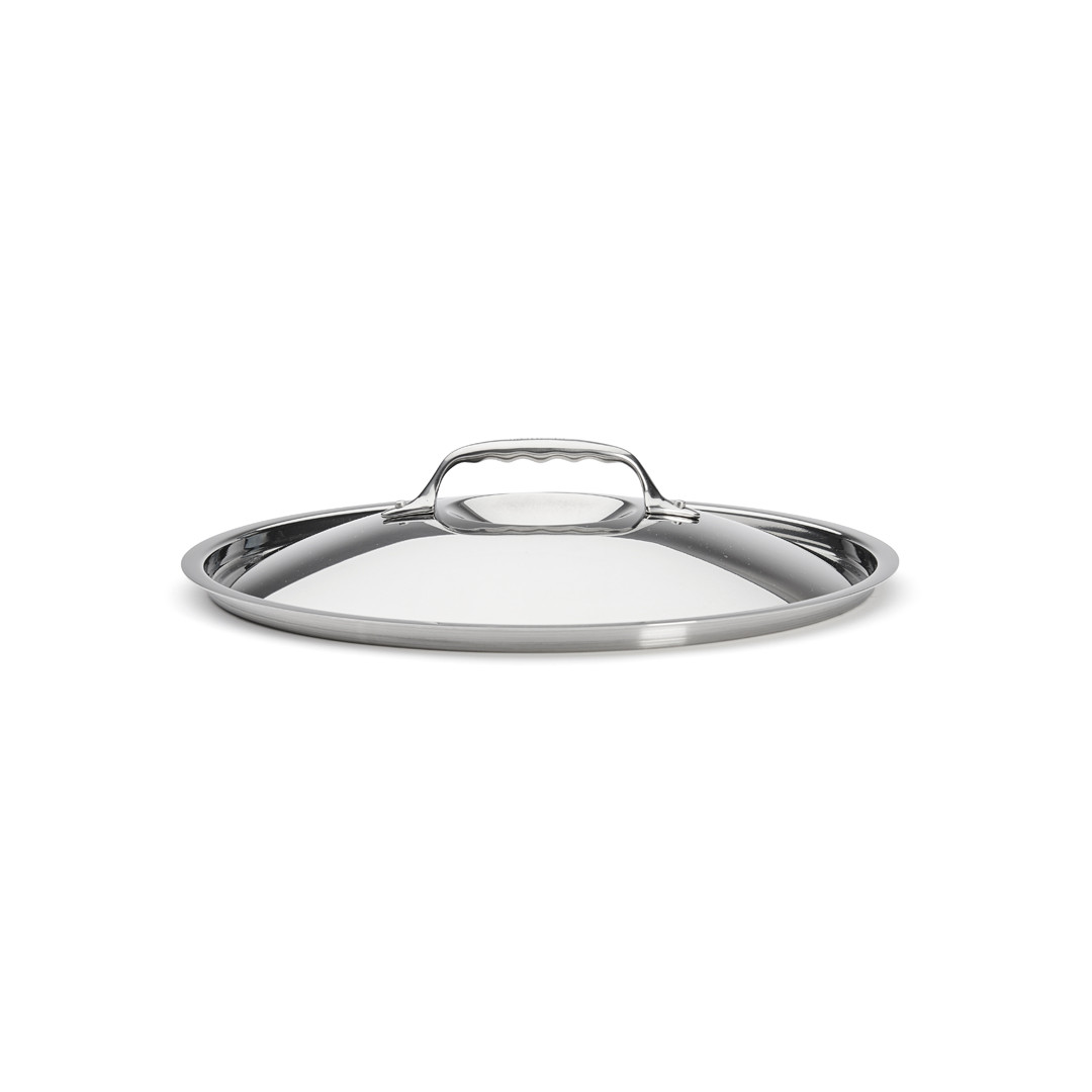 Lid with cast stainless steel riveted handle Ø28cm - de Buyer