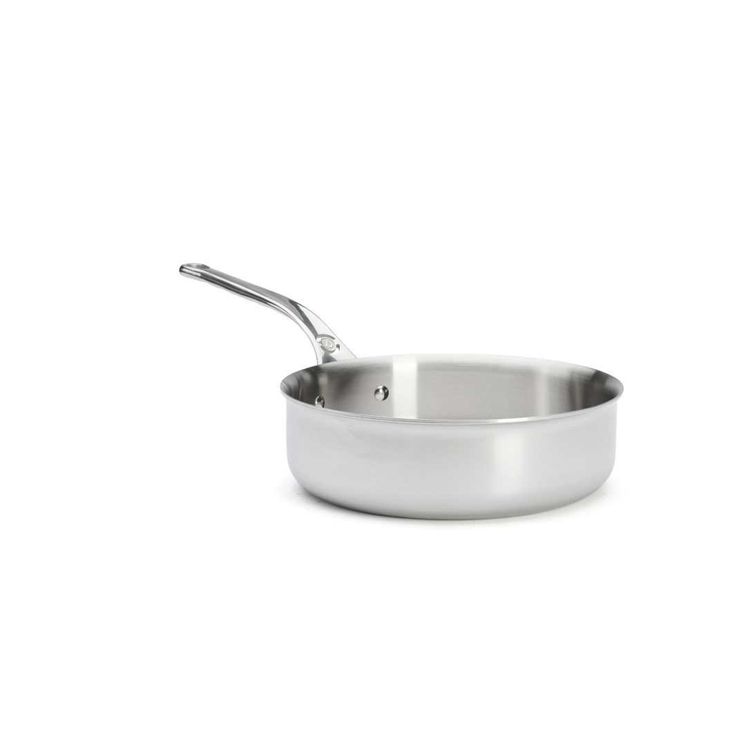 Stainless steel straight sauté-pan AFFINITY Ø24cm