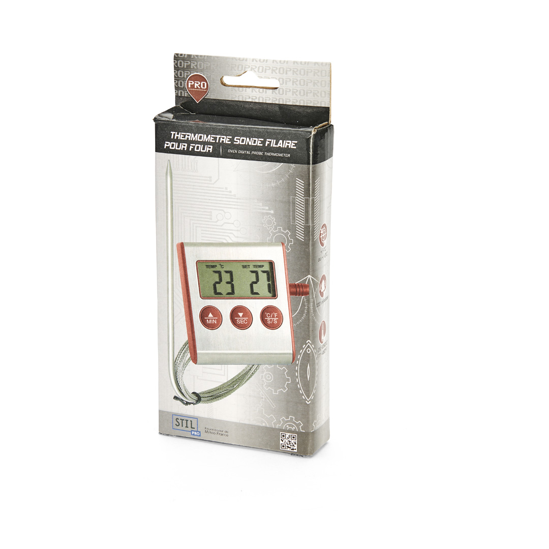 Digital thermometer -25°/+250°C with timer - de Buyer