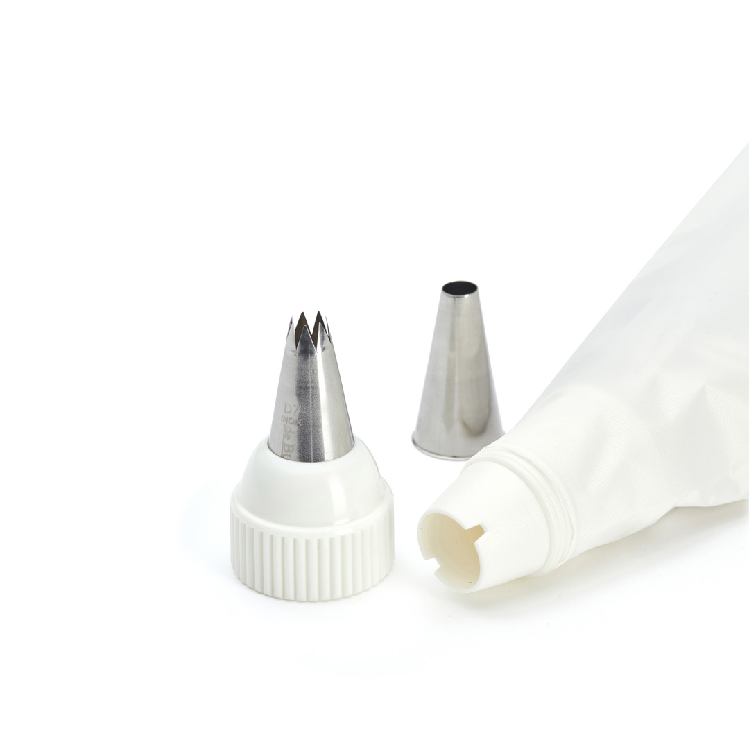 Set of 3 adapters for the 3 sizes of nozzles Ø20-25-35mm - de Buyer